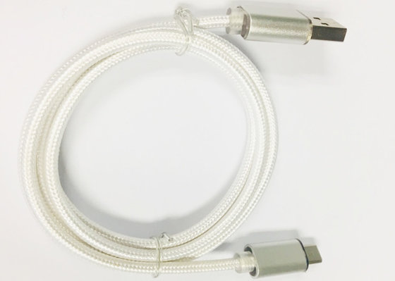 Micro / type-c / lightning high gloss braided USB cable lighting for mobile phone