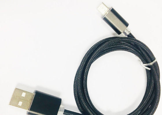 Micro / type-c / lightning high gloss braided USB cable lighting for mobile phone