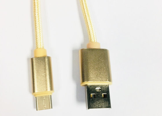 Nylone braided micro / type-c / 8pin pvc head charging cable for electronic product