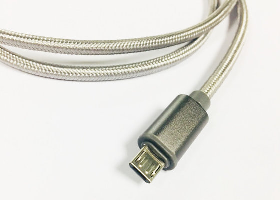 Micro / type-c / lightning high gloss braided USB cable lighting for iphone samsung