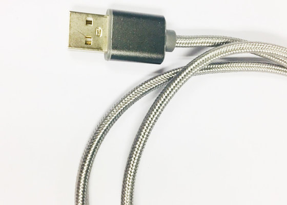 Micro / type-c / lightning high gloss braided USB cable lighting for iphone samsung