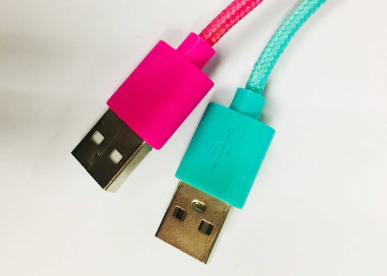Nylone braided  for mobie phone micro / type-c / 8pin charging cable portable