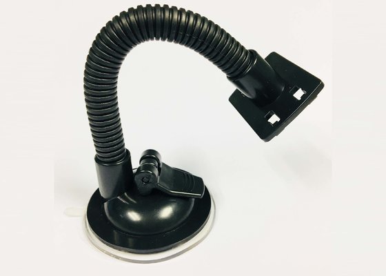 Black Universal Car Phone Holder , Portable Windshield Phone Mount