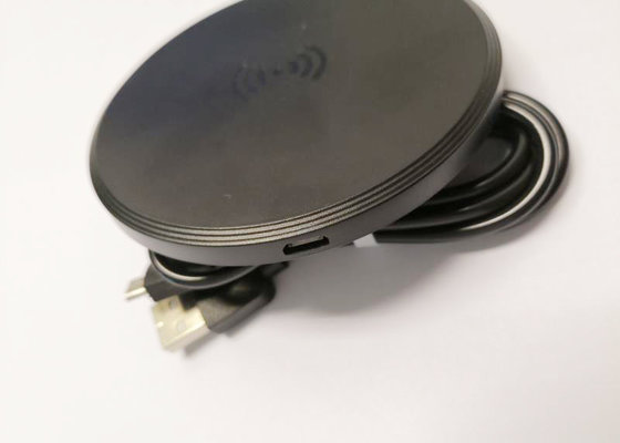 5 W 5V / 2A Aluminum + PU Colorful Portable Wireless Phone Charger For Android / Iphone