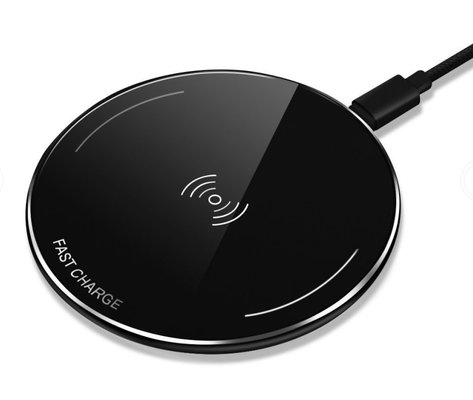 Colorful / Rose Gold Wireless Cell Phone Charger , 10W MAX Fast Charge Wireless Charging Pad