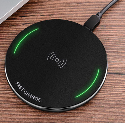 Colorful / Rose Gold Wireless Cell Phone Charger , 10W MAX Fast Charge Wireless Charging Pad
