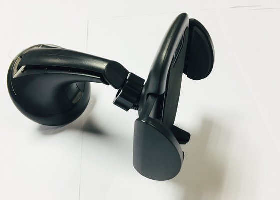 OEM / ODM Portable ABS / PVC Universal Car Phone Holder Black / Orange