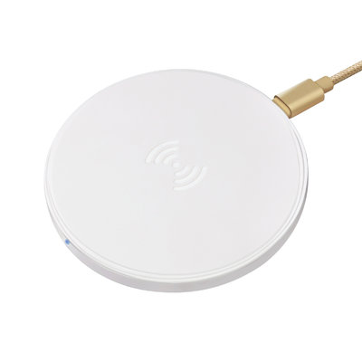 ABS Colorful Portable Wireless Cell Phone Charger For Android / Iphone Charging Pad