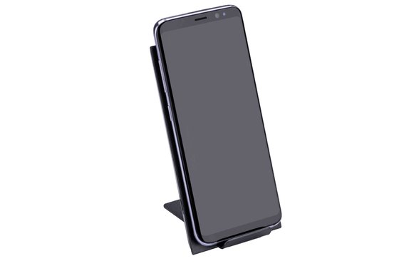 Black White ABS 3-10mm Wireless Cell Phone Charging Pad CE / RoHS