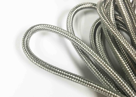 2 in 1 Nylon Braided Multifunction USB Cable Grey  for IOS & Android system