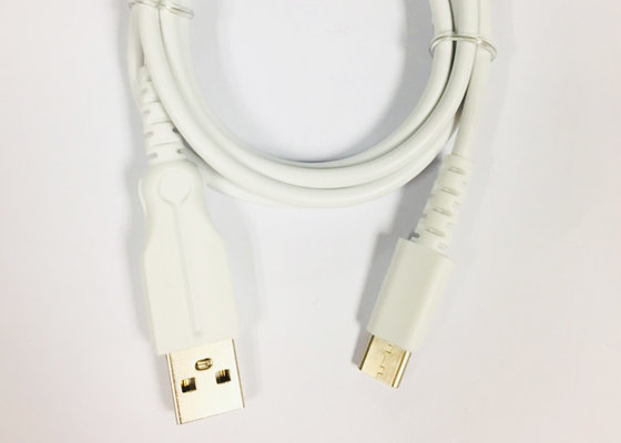 Soft PVC Micro 8pin Charging Cable Type C Cable For Mobile Phone Round