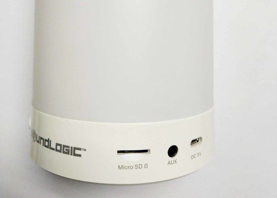 Colorful PVC 3W Light Up Bluetooth Speaker with TF Card 125*98*98mm