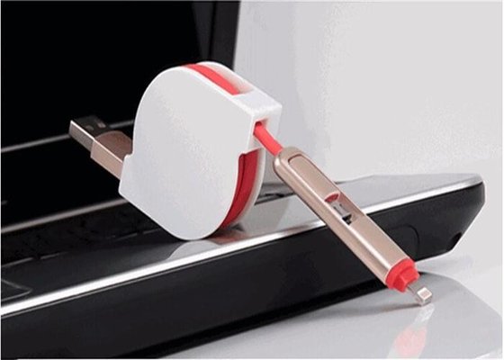 2 in 1 Retractable Charging Cable USB To Micro USB for iPhone and Android