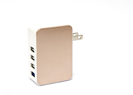 US / EU Plug Multi Usb Wall Charger With 4 Ports For Travel Mobile Phone