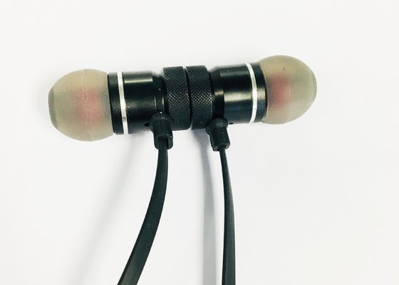 APT-X Mini Magnetic head  PVC Bluetooth Earbuds Portable Wireless For Sport