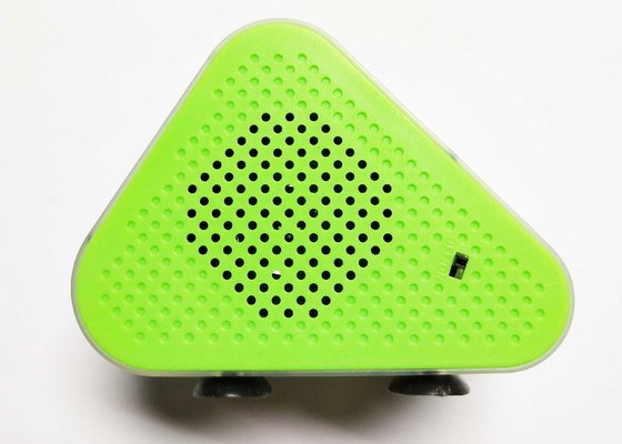 Green 5W * 2 Portable Bluetooth Wireless Speakers Micro USB ABS Fabric A2DP / AVRCP / TF