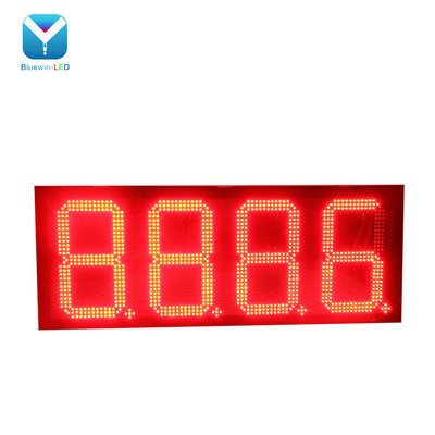 Outdoor White Color  Gas Station Led Price Sign With WIFI RF remote controller