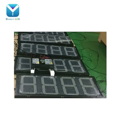 Gas station design red outdoor 4 digits gas price led signs led numbers display boards