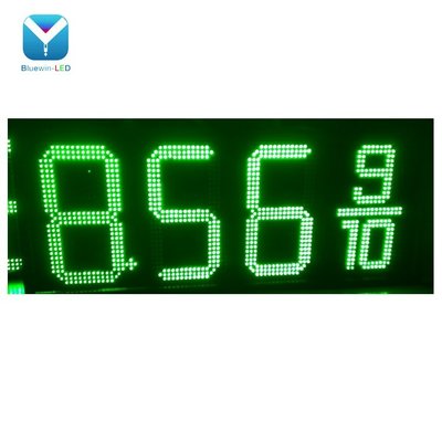 Gas station design red outdoor 4 digits gas price led signs led numbers display boards