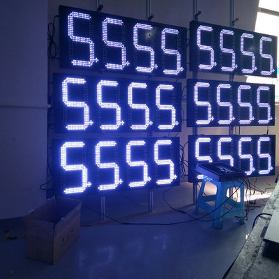 12inch Digital Gas Station LED Price Sign, 7 Segment LED Display for petrol gas service station