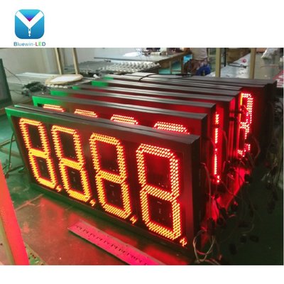 8888 8.889/10 Digital Gas Station LED Price Sign, 7 Segment LED Display