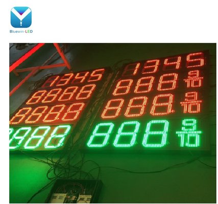 Wholesale High Brightness Amber Color 8.88 9/10 Large Size LED Gas Price Sign
