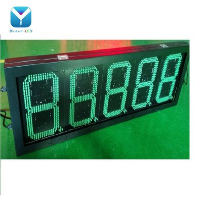 Kenyan 4digits 8888 5number display system 888.88 petrol led gas station price signs