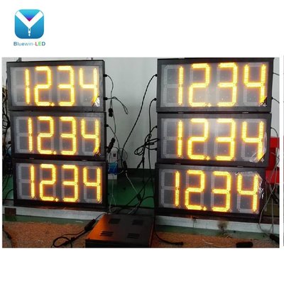 8 inch red white 8888 8.889 8.8/89/10 gas price 7 segment led display sign