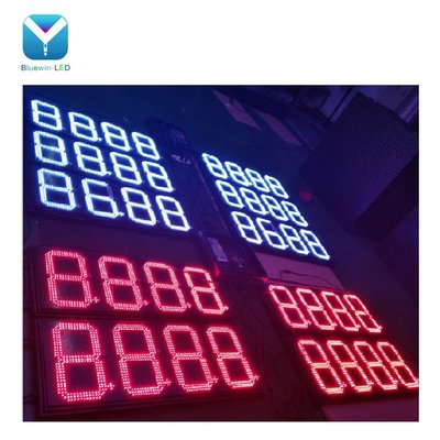 Hotcake REGULAR Blue Color 4 Digits 7 Segment Electronics Scoreboard Wireless Gas Station LED Price Sign LED Open Sign