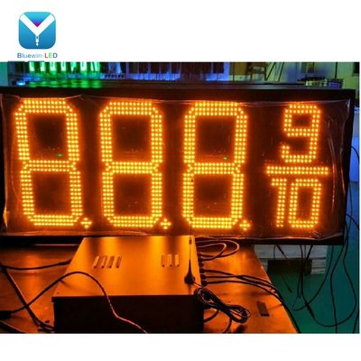 Outdoor Weatherproof Green Oil Petrol StationLED Gas Price Changer Sign