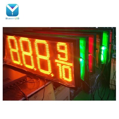 RF remote LED Display Screen Gas Price Sign Outdoor Weatherproof White Color LED Gas Price Sign
