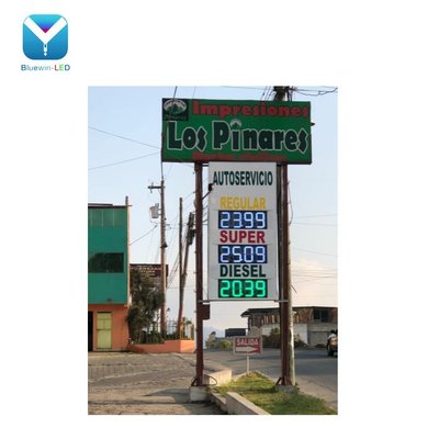 Mongolia 12inch 16inch Led seven 7 segment module price outdoor IP65 gas station