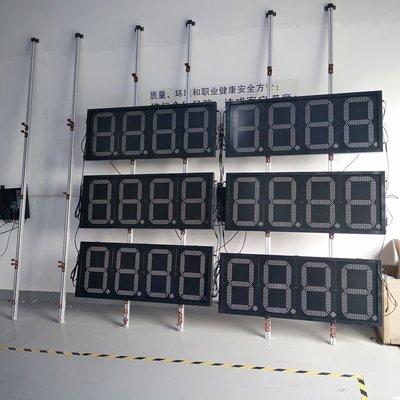 LED gas price sign digital advertising outdoor led price sign petrol gas station screen