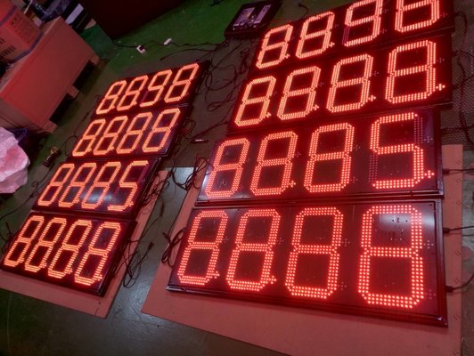Mongolia 12inch 16inch Led seven 7 segment module price outdoor IP65 gas station