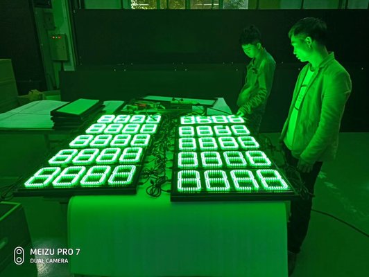 Digital gas pricers sign board led oil price display for gas station led advertising display