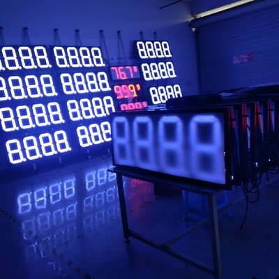 8.889 8888 8.889/10 led display number with wireless RF controller for gas station price sgin