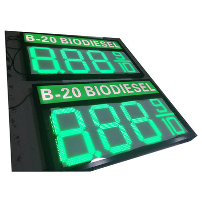 Waterproof 10''12''16''18''24''Large 7 Segment Led Display For Gas Station Price Signs