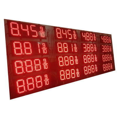 10inch 8888 Red Petrol Station Digital Sign LED Price Board LED Gas Price Sign