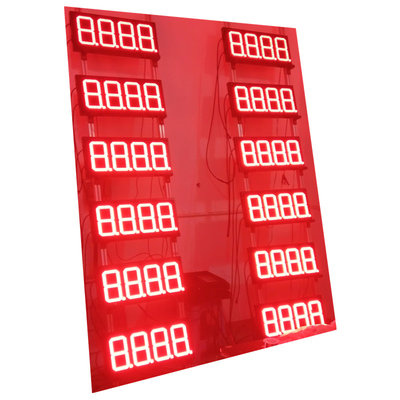 10inch 8888 Red Petrol Station Digital Sign LED Price Board LED Gas Price Sign