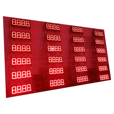 10inch 8888 Red Petrol Station Digital Sign LED Price Board LED Gas Price Sign