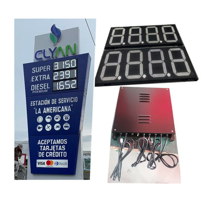 Oilshowapp WIFI Smart Mobile Phone Change Numbers Price Digital LED gas price signs