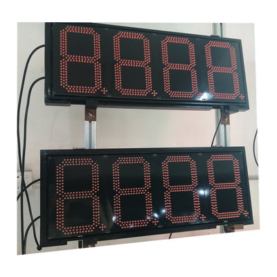 8'' 8888 White Red Green Blue led gas price sign for gas station Pylon sign