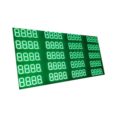 Outdoor 8''10''12''16''18''24'' Advertising Price Display For Petrol Led Gas Station Pylon Signs