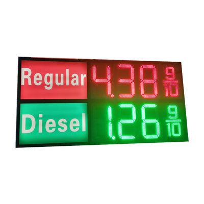 Outdoor Waterproof Double Sided LED Gas Price Sign Gas Station