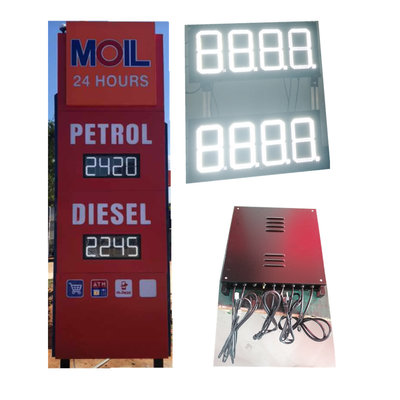 Factory Direct Full Scale Outdoor LED Digital Gas Station Sign Board for Petrol Station Gas Price Display