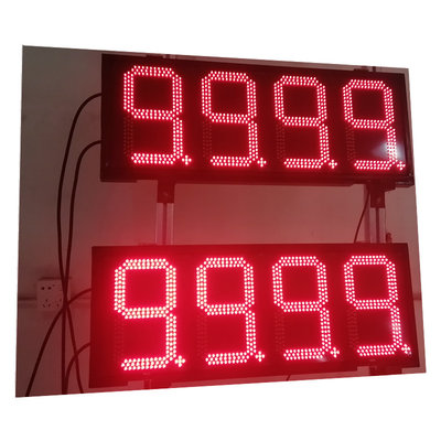 Digital LED Oil Price Display High Brightness Gas Station Tag Price Screen