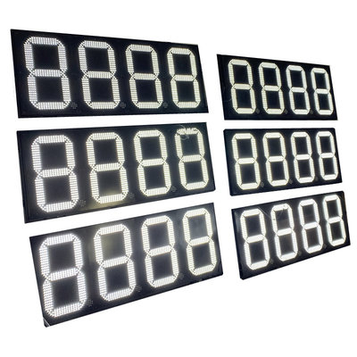 Custom IP65 Waterproof Outdoor Digital LED Numbers Display For Gas Station