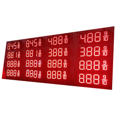 USA Market 8.889/10 Gas Station Led Price Sign, Gas Station Price Signs For Sale