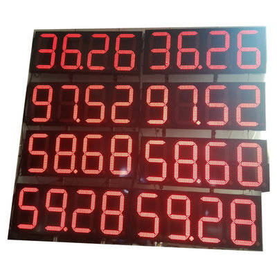 Led Gas Waterproof LED Digital Signage And Displays Gas Price display For Gas Station With Remote Control