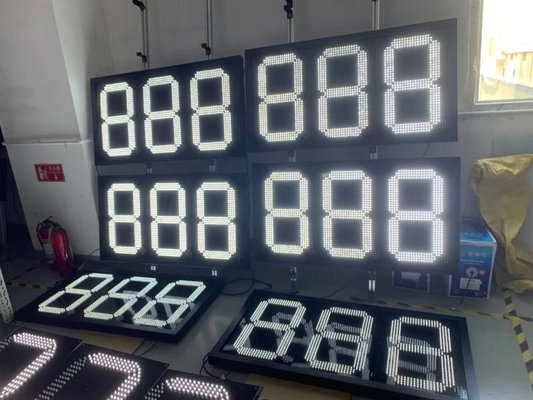 petrol price sign 16 inch 8.88 Gas station Sign LED digital display board